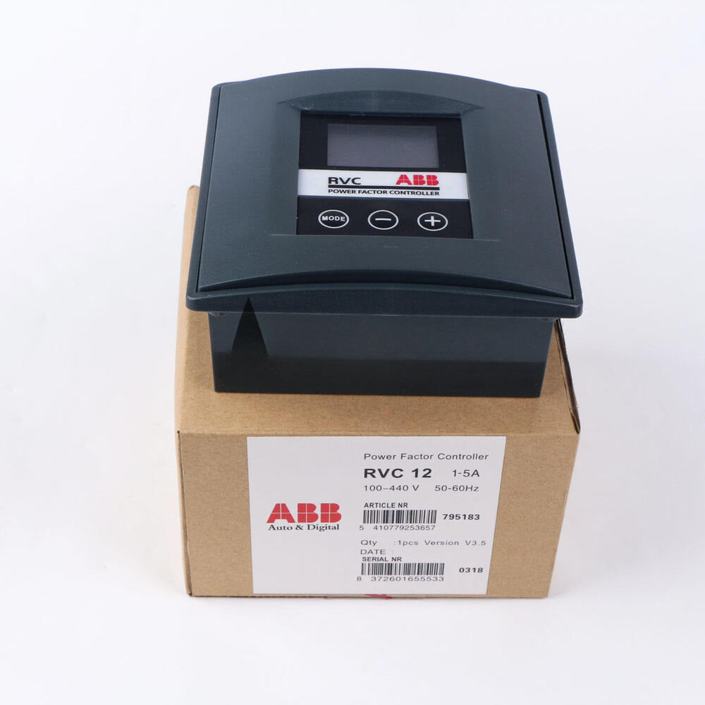PLC | ABB | RVC-12 Power Factor Controller RVC 12 – Rabwellplc